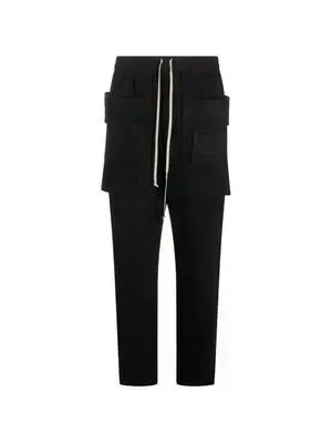 Rick Owens Drawstring Track Pants - Black