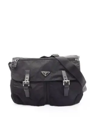 Prada Vela Buckle Cross Body Bag