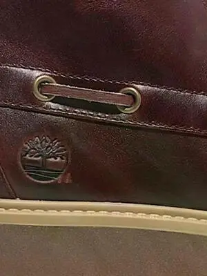 Timberland Leather Platform Ankle Boots With Kiltie Fringe