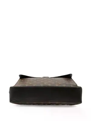 LOUIS VUITTON 2009 Monogram Macassar Soft Briefcase Business Bag