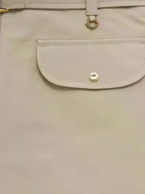 Moncler Belted Flap-pocket Midi Skirt