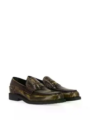 TOD'S Burnished Leather Loafers