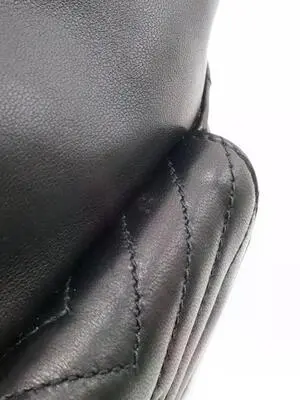 Saint Laurent Mini Chevron Lambskin Bucket Bag
