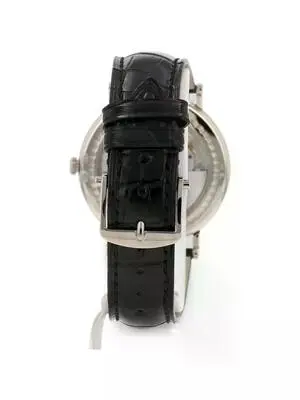 BREGUET Classique 38mm Watch With -tone Dial And Leather Strap