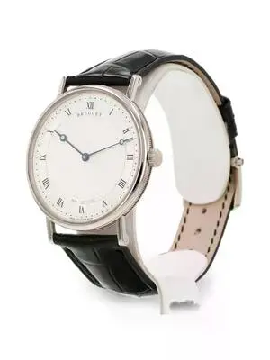 BREGUET Classique 38mm Watch With -tone Dial And Leather Strap