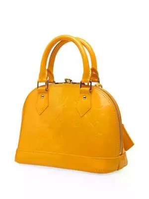 LOUIS VUITTON 2012 Monogram Vernis Alma Bb Satchel