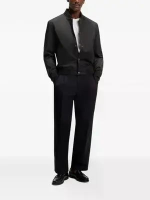 BOSS Water-repellent Jacket With Monogram-pattern Sleeves