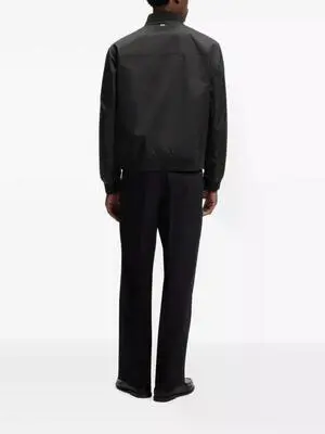 BOSS Water-repellent Jacket With Monogram-pattern Sleeves