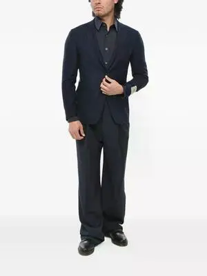 Corneliani Cc Collection Single-breasted Blazer - Blue