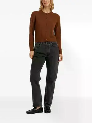 Chinti & Parker Basics Crew-neck Button-up Cardigan