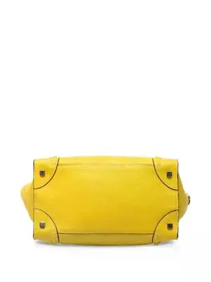Celine 2011 Micro Leather Luggage Tote Bag