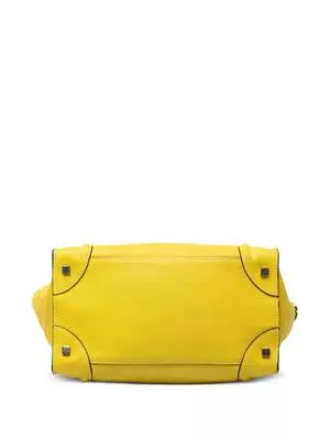 Celine Micro Luggage Tote Bag - Yellow