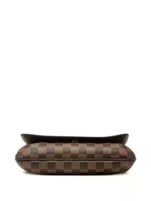LOUIS VUITTON Damier Ebene Musette Tango Shoulder Bag
