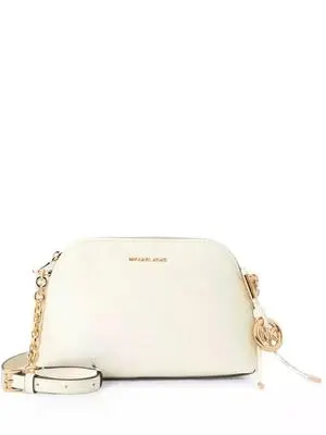 Michael Kors Dome-shaped Chain-link Shoulder Bag - White