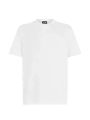 Zegna Crew-neck Short-sleeve T-shirt - White