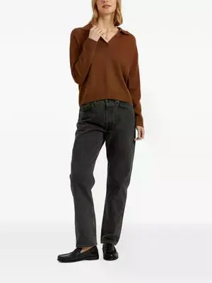 Chinti & Parker Collared Long-sleeve Sweater - Brown