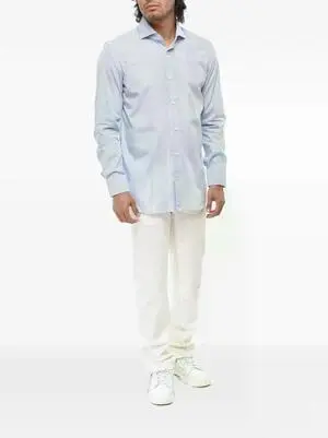COLAMARINO Striped French-collar Shirt
