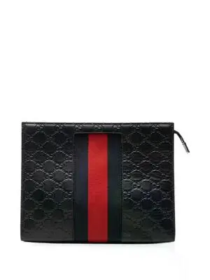 Gucci 2000-2015 Guccissima Web Clutch Bag