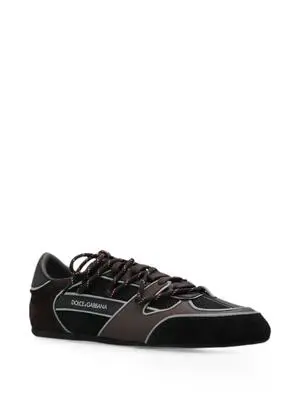 Dolce & Gabbana Ginnica Panelled Mesh Sneakers - Brown