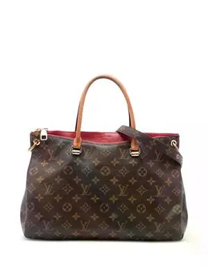 LOUIS VUITTON Monogram Canvas Pallas Mm Satchel - Brown