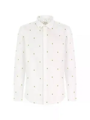 Paul Smith Apple-print Poplin Shirt