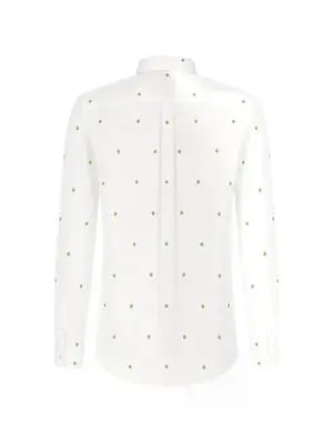 Paul Smith Apple-print Poplin Shirt