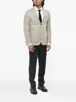 Corneliani District Check Single-breasted Blazer