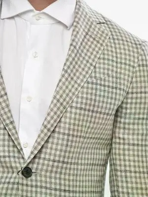 Corneliani Checked Single-breasted Blazer