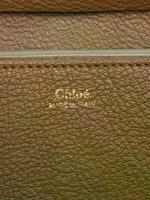 Chloé Leather Drew Crossbody Bag - Brown