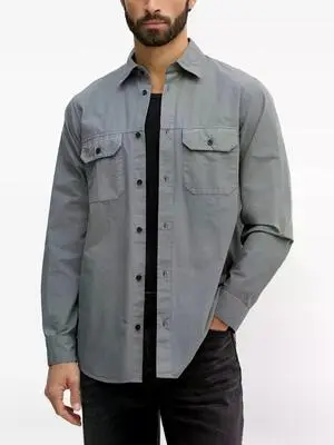 Armani Exchange Ripstop Flap-pocket Shirt