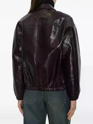 COURREGES Vinyl Bomber Jacket
