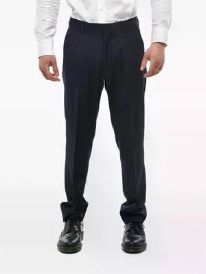 Corneliani Circle Pleated Trousers - Blue