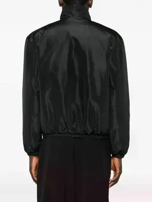 Saint Laurent Logo Embroidered Zip-up Jacket