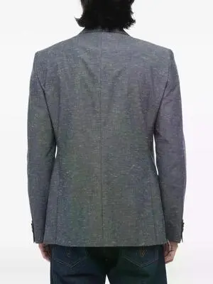 Corneliani Flap-pocket Single-breasted Blazer - Grey