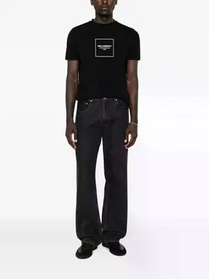 Karl Lagerfeld Logo-print Crew-neck Cotton T-shirt