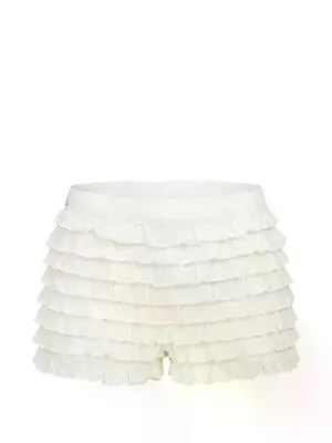 LoveShackFancy Prudence Ruffled Shorts