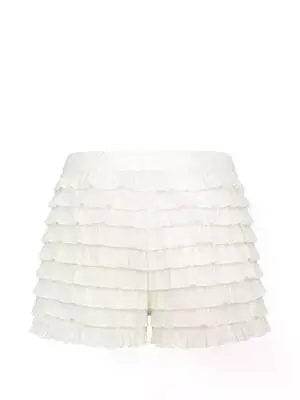LoveShackFancy Prudence Ruffled Shorts