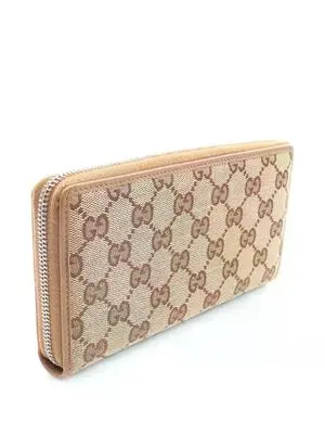 Gucci 2010s Gg Supreme Zip-around Wallet