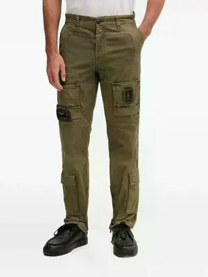 AERONAUTICA MILITARE Patch-detail Cargo Pants - Green