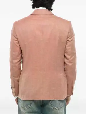 Corneliani Peak-lapel Single-breasted Jacket - Pink