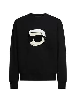 Karl Lagerfeld Ikon Karl Sweatshirt - Black