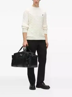 Karl Lagerfeld Kameo" Cable Knit Sweater - Neutrals