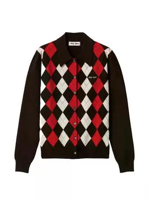 Miu Miu Cashmere Cardigan - Brown