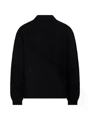 Karl Lagerfeld Long-sleeved Knit Polo