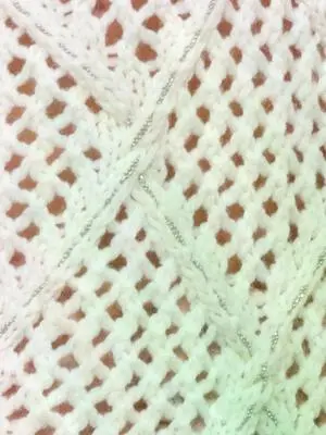 Peserico Perforated Knit Bead-embellished Sweater
