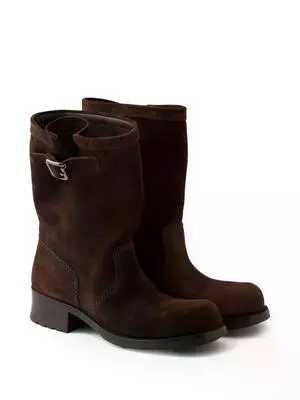 Prada Suede Mid-calf Boots