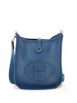 Hermès Evelyne Bag Gen Iii Clemence Tpm Crossbody Bag - Blue