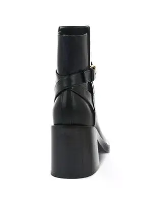 Valentino Garavani Vlogo Signature Leather Ankle Boots