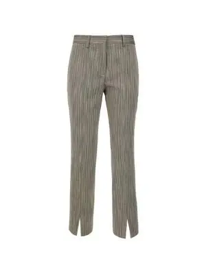Paul Smith Herringbone Tailored Trousers - Grey