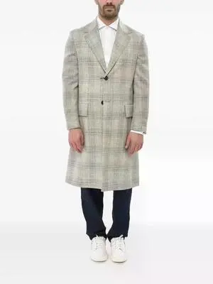 Corneliani Circle District Check Coat